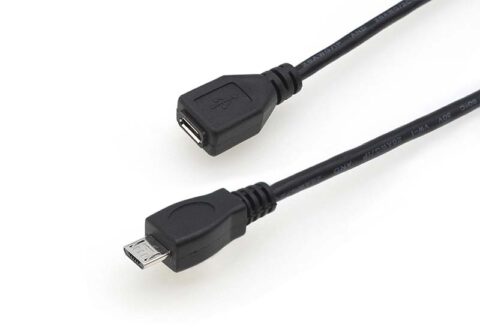 USB 2.0 Micro USB Female to Micro USB Male Cable - daec